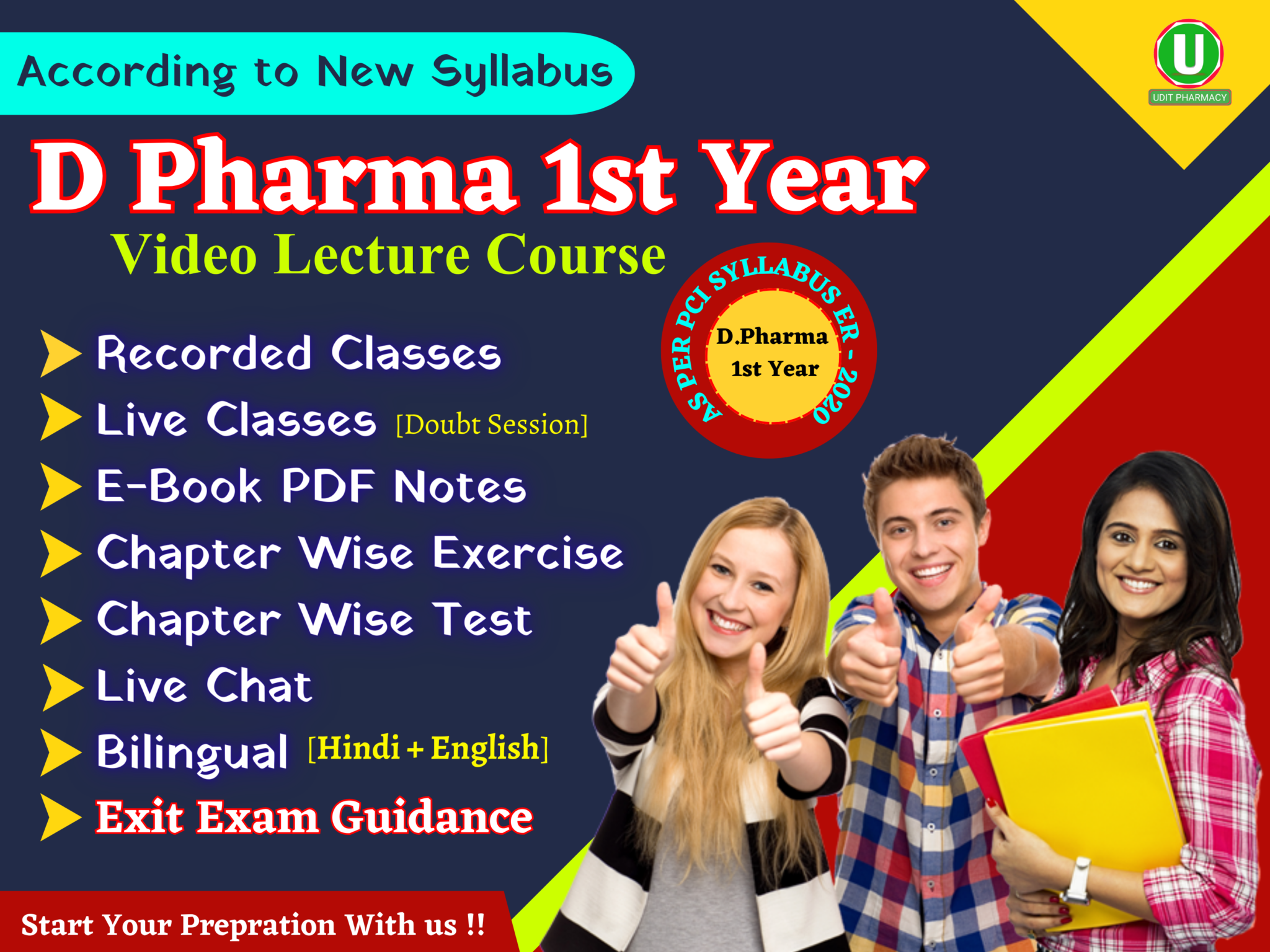 Books & Course - Udit Pharmacy