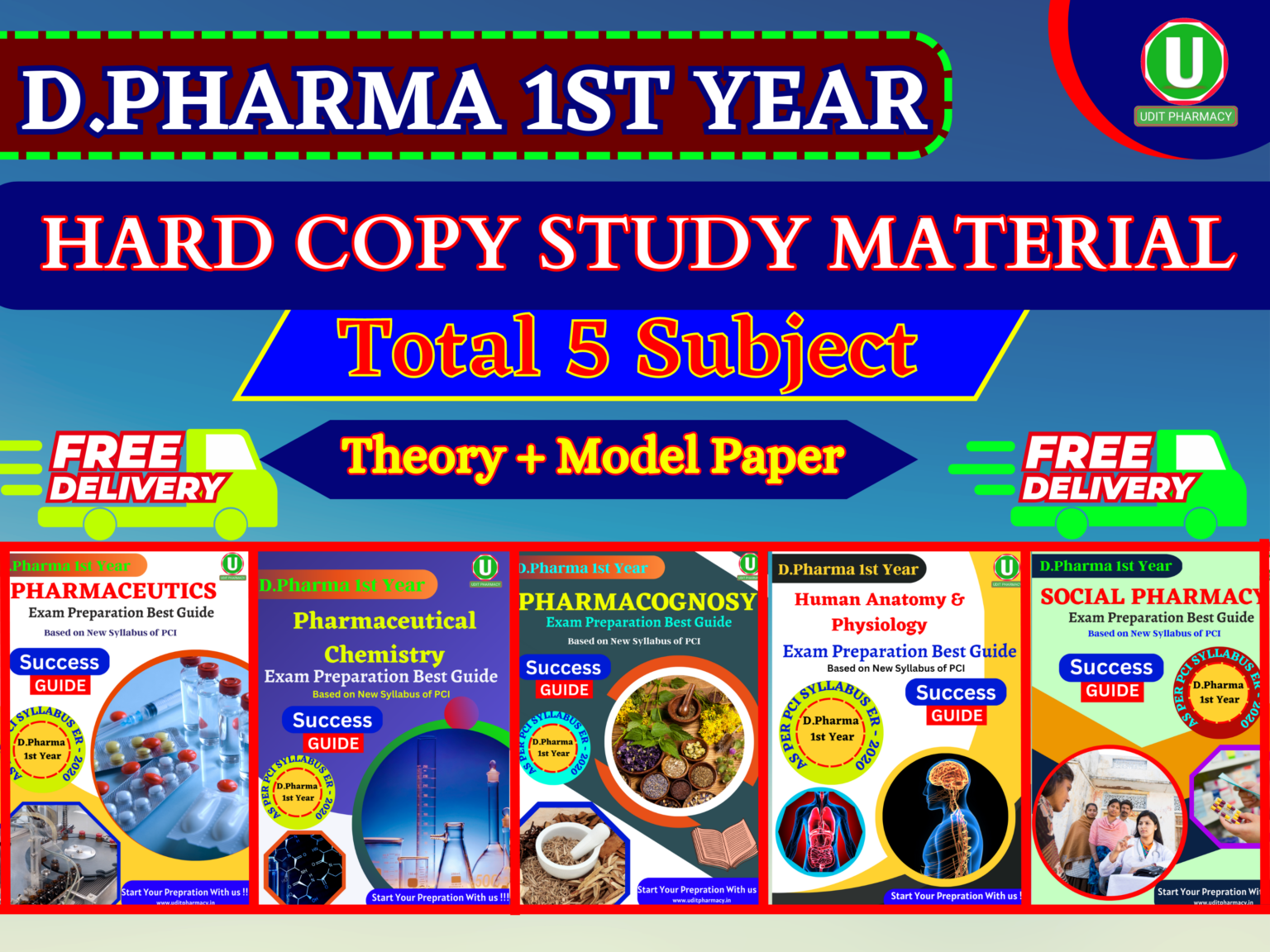 Books & Course - Udit Pharmacy